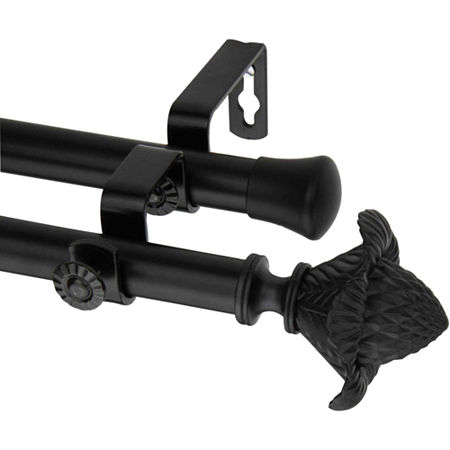 Click here for Rod Desyne Double 13/16 Adjustable Curtain Rod wit... prices