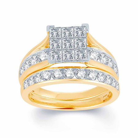 Click here for Womens 1 CT. T.W. Natural White Diamond 10K Gold B... prices