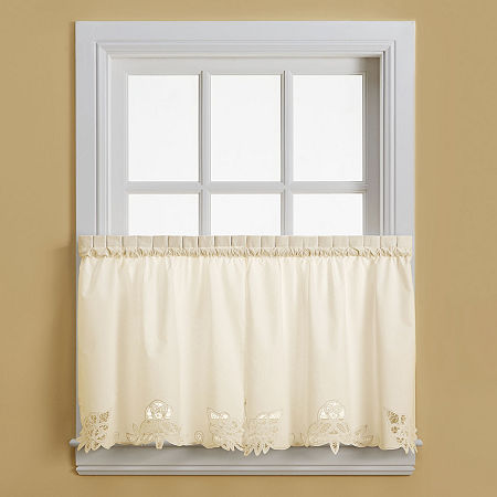 Click here for CHF Battenburg 2-pc. Rod Pocket Window Tier  One S... prices