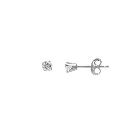 Click here for 1/4 CT. T.W. Natural White Diamond 14K White Gold... prices