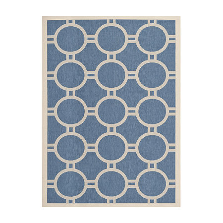 Click here for Safavieh Courtyard Collection Shag Geometric Indoo... prices