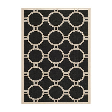 Click here for Safavieh Courtyard Collection Shag Geometric Indoo... prices