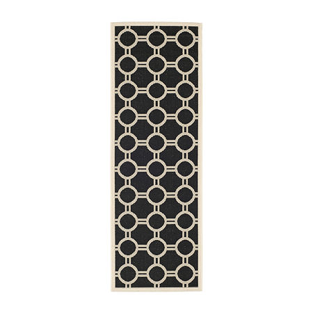 Click here for Safavieh Courtyard Collection Shag Geometric Indoo... prices