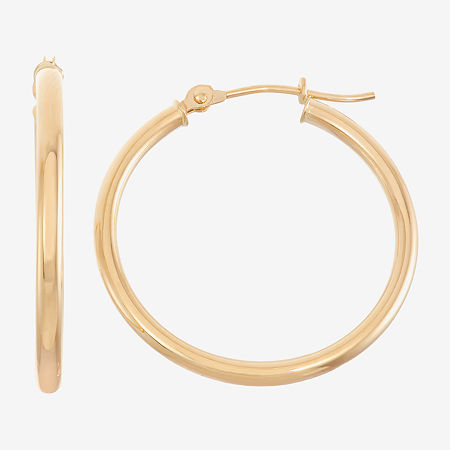 Click here for Womens 10K Gold 20mm Hoop Earrings  One Size prices