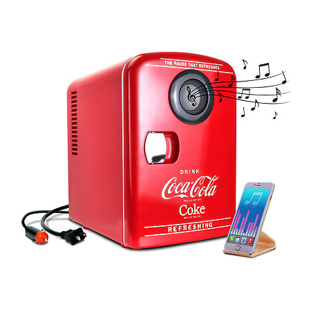 Click here for Coca-Cola 4L Mini Fridge/Warmer with Bluetooth Spe... prices