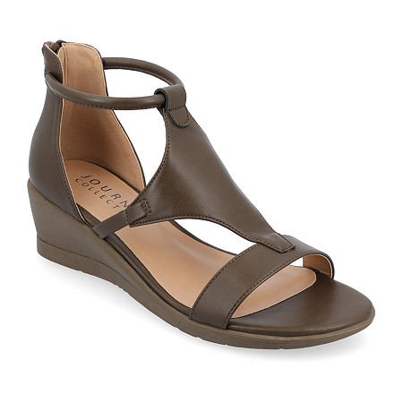 Click here for Journee Collection Womens Trayle Wedge Sandals - O... prices