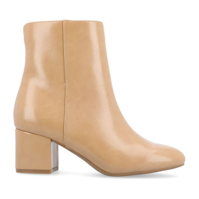 Journee Collection Womens Adria Block Heel Booties - JCPenney