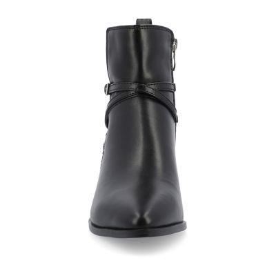 Journee Collection Womens Estelle Stacked Heel Booties - JCPenney