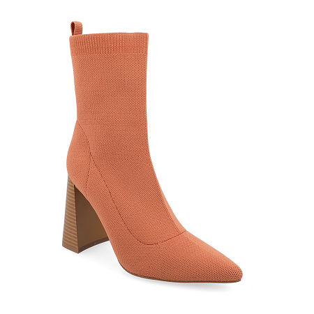 Click here for Journee Collection Womens Noralinn Stacked Heel Bo... prices
