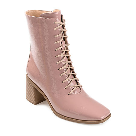Click here for Journee Collection Womens Covva-Wd Stacked Heel Bo... prices