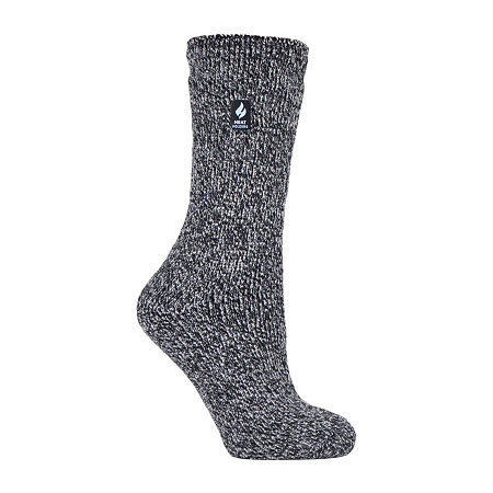Click here for Heat Holders Womens 1 Pair Crew Socks  5-9  Gray prices