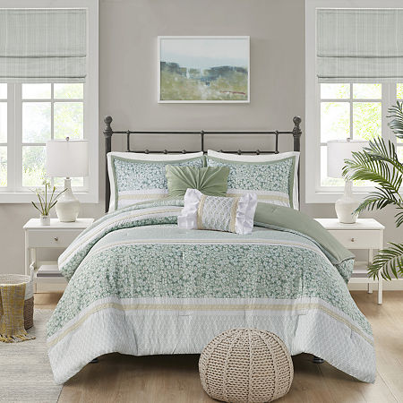 Click here for Madison Park Caralie Seersucker 5-Pc. Comforter Se... prices