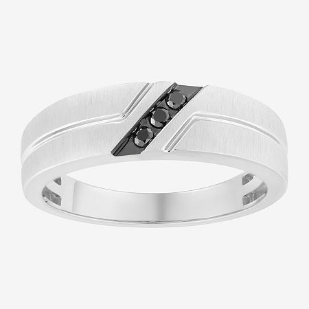 Click here for Midnight Black Mens 6.5MM Diamond Accent Natural B... prices