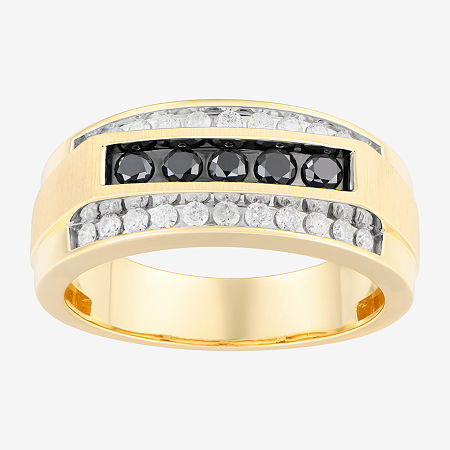 Click here for Mens 3/4 CT. T.W. Natural Diamond 10K Gold Fashion... prices