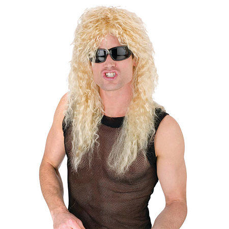 Click here for Unisex Adult Headbanger Wig Costume Accessory  Lar... prices