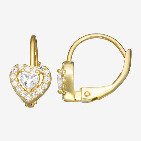 Click here for Girls 1/2 CT. Cubic Zirconia 14K Gold Over Silver... prices