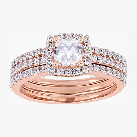 Click here for Modern Bride Gemstone Womens Lab Created White Sap... prices