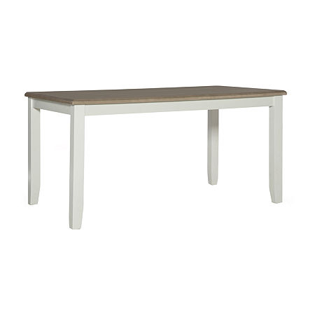 Click here for Janisse Rectangular Wood-Top Dining Table  One Siz... prices