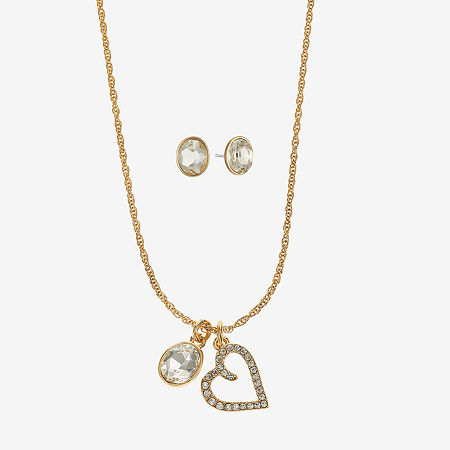 Click here for Monet Jewelry Gold Tone Initial Charm Necklace & S... prices