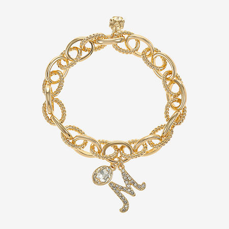 Click here for Monet Jewelry Gold Tone Initial Stretch Womens Gla... prices
