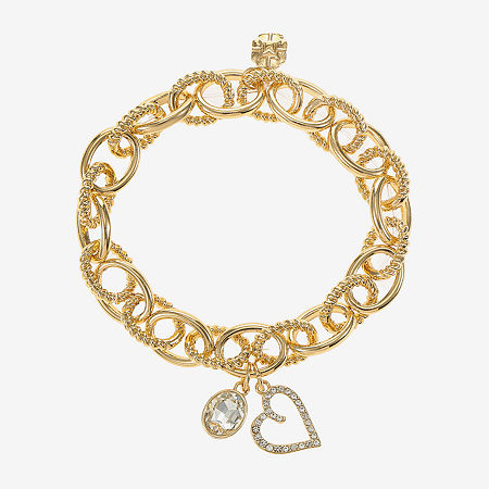 Click here for Monet Jewelry Gold Tone Initial Stretch Womens Gla... prices