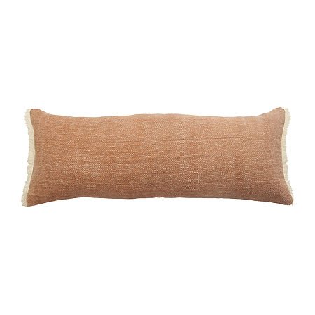 Click here for Lr Home Rectangular Throw Pillow  One Size  White prices