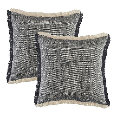 Click here for Lr Home 2-pc. Square Throw Pillow  One Size  Blue prices
