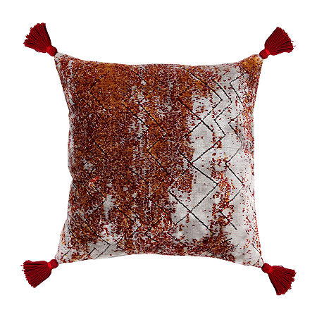 Click here for Lr Home Square Throw Pillow  One Size  Red prices