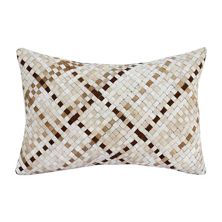 Click here for Lr Home Rectangular Throw Pillow  One Size  White prices