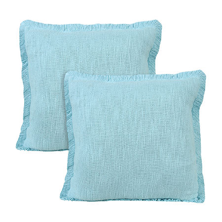 Click here for Lr Home 2-pc. Square Throw Pillow  One Size  Blue prices