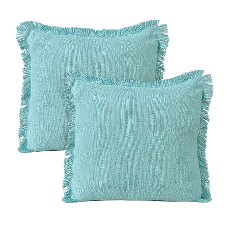 Click here for Lr Home 2-pc. Square Throw Pillow  One Size  Blue prices