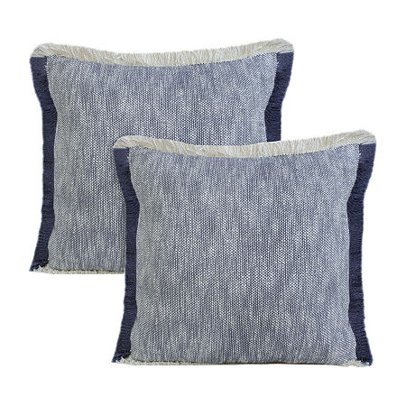 Click here for Lr Home 2-pc. Square Throw Pillow  One Size  Blue prices