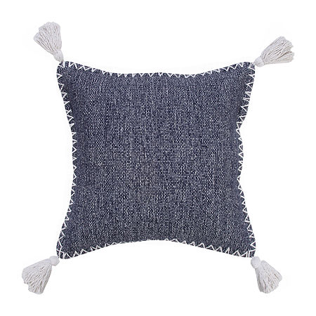 Click here for Lr Home Square Throw Pillow  One Size  Blue prices