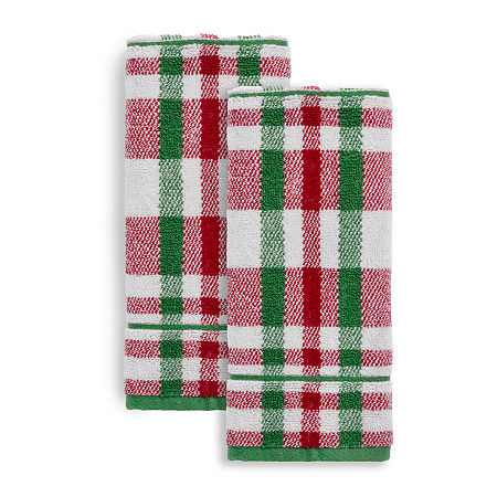 Click here for Martha Stewart Yuletide Ogee 2-pc. Hand Towel  One... prices