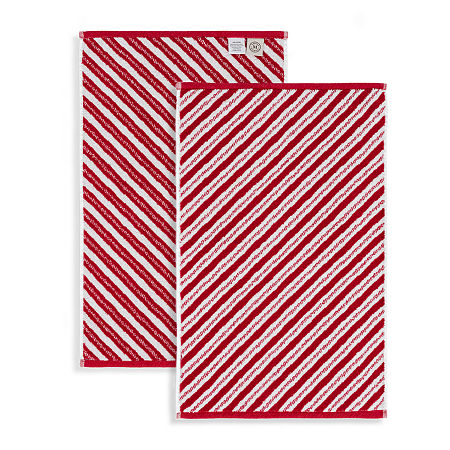 Click here for Martha Stewart Yuletide Ogee 2-pc. Hand Towel  One... prices