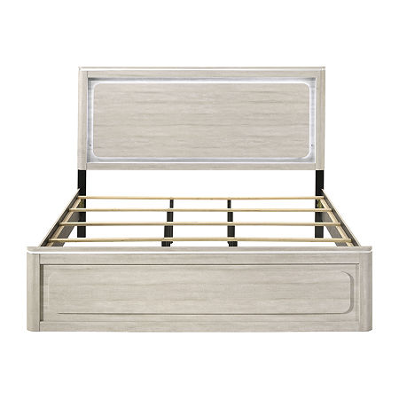 Click here for Manit Rectangular Bed  One Size  Gray prices