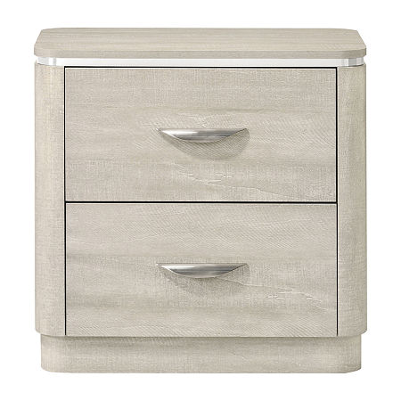 Click here for Manit 2-Drawer Nightstand  One Size  Gray prices