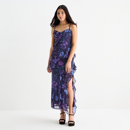 Click here for by&by Womens Juniors Floral Fit + Flare Dress  Sma... prices
