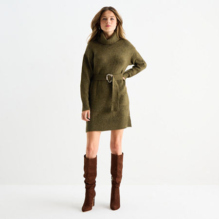Click here for by&by Womens Long Sleeve Sweater Dress Juniors  Sm... prices
