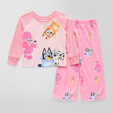 Click here for Toddler Girls Bluey Crew Neck Long Sleeve 2-pc. Pa... prices