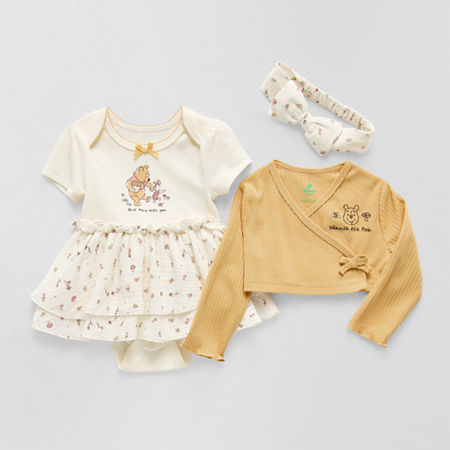 Click here for Disney Baby Girls 3-pc. Crew Neck Short Sleeve Win... prices