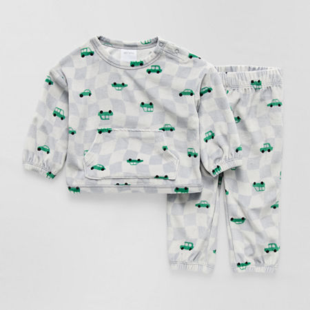 Click here for Okie Dokie Velour Baby Boys 2-pc. Pant Set  3 Mont... prices