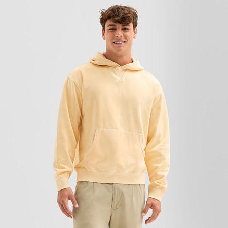 Click here for Arizona Mens Long Sleeve Hoodie  Medium  Yellow prices