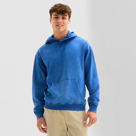 Click here for Arizona Mens Long Sleeve Hoodie  Medium  Blue prices