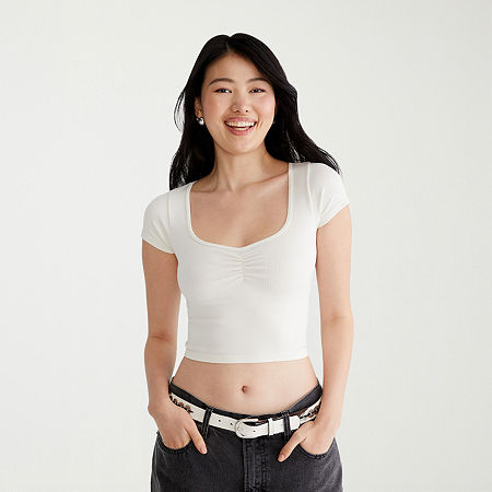 Click here for AEROPOSTALE Womens Round Neck Short Sleeve Juniors... prices