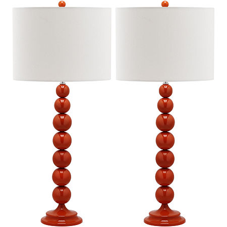 Click here for Safavieh Set of 2 Irene Table Lamps - Orange prices