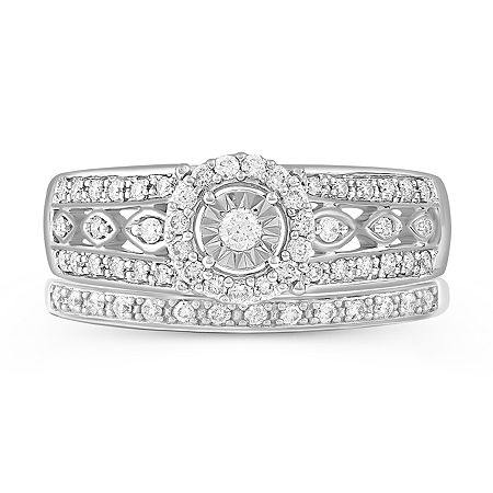 Click here for Womens 3/8 CT. T.W. Natural Diamond 10K White Gold... prices