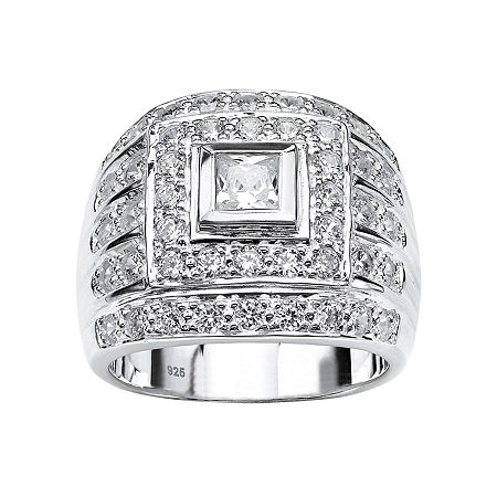 Click here for DiamonArt Mens 3 CT. T.W. White Cubic Zirconia Ste... prices