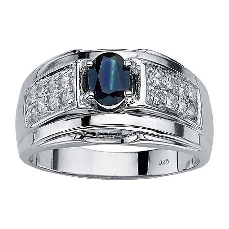 Click here for Mens 1 1/2 CT. T.W. Genuine Blue Sapphire Sterling... prices