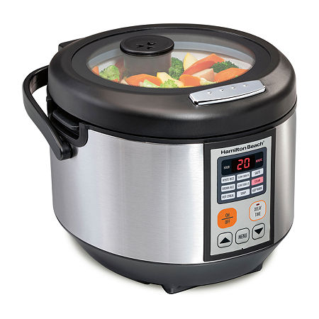 Hamilton Beach Digital Multi Cooker - 37523 - Silver